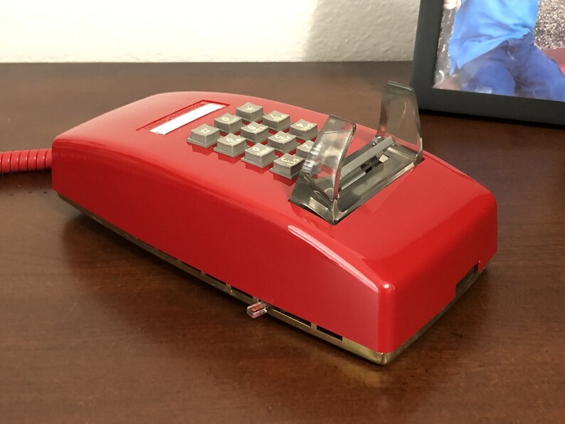 Restored Model 2554 Cherry Red Touchtone Wall Phone - Etsy