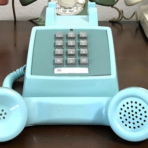 Restored Western Electric Model 2500 Turquoise Touchtone Desk Phone - Etsy