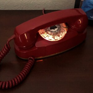 Beautifully Restored Vintage Bell System Western Electric Bright Red ...