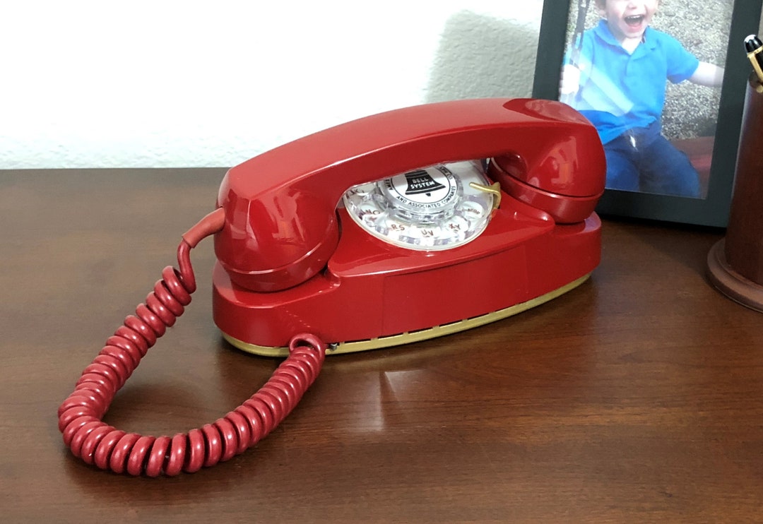 Beautifully Restored Vintage Bell System Western Electric Bright Red ...