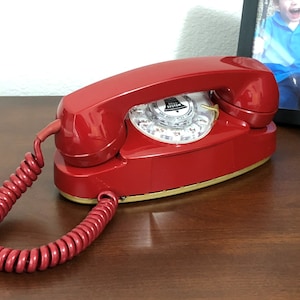 Beautifully Restored Vintage Bell System Western Electric Bright Red ...