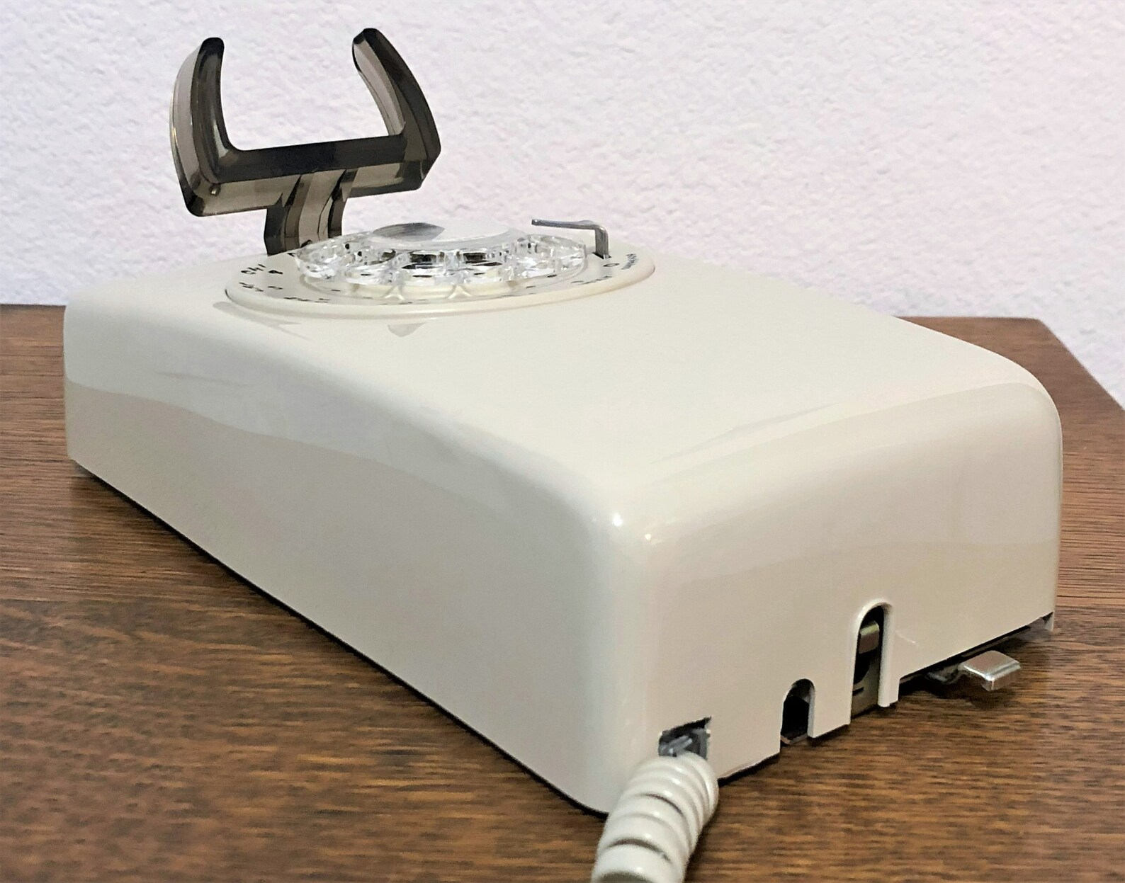Restored Vintage Model 554 Ivory Rotary Dial Wall Phone Circa - Etsy