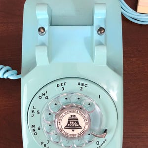 Working Restored Western Electric Turquois (originally Aqua-blue) Desk ...