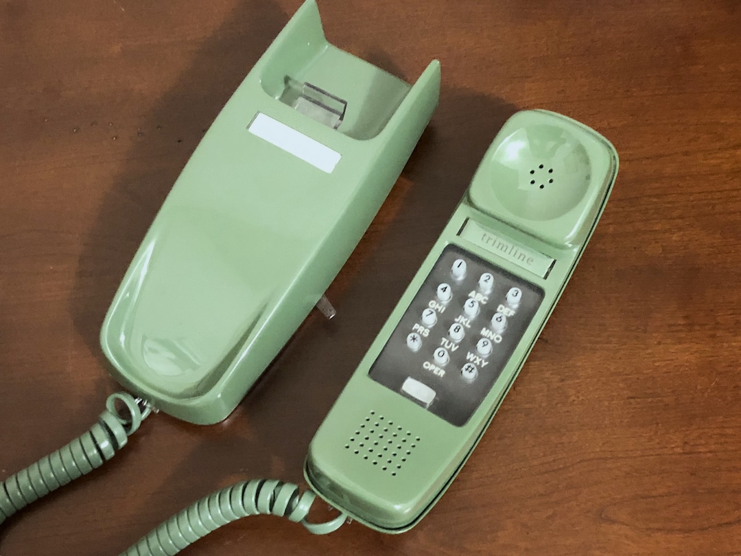 Working Restored Western Electric Green Touchtone Dial Trimline Wall ...