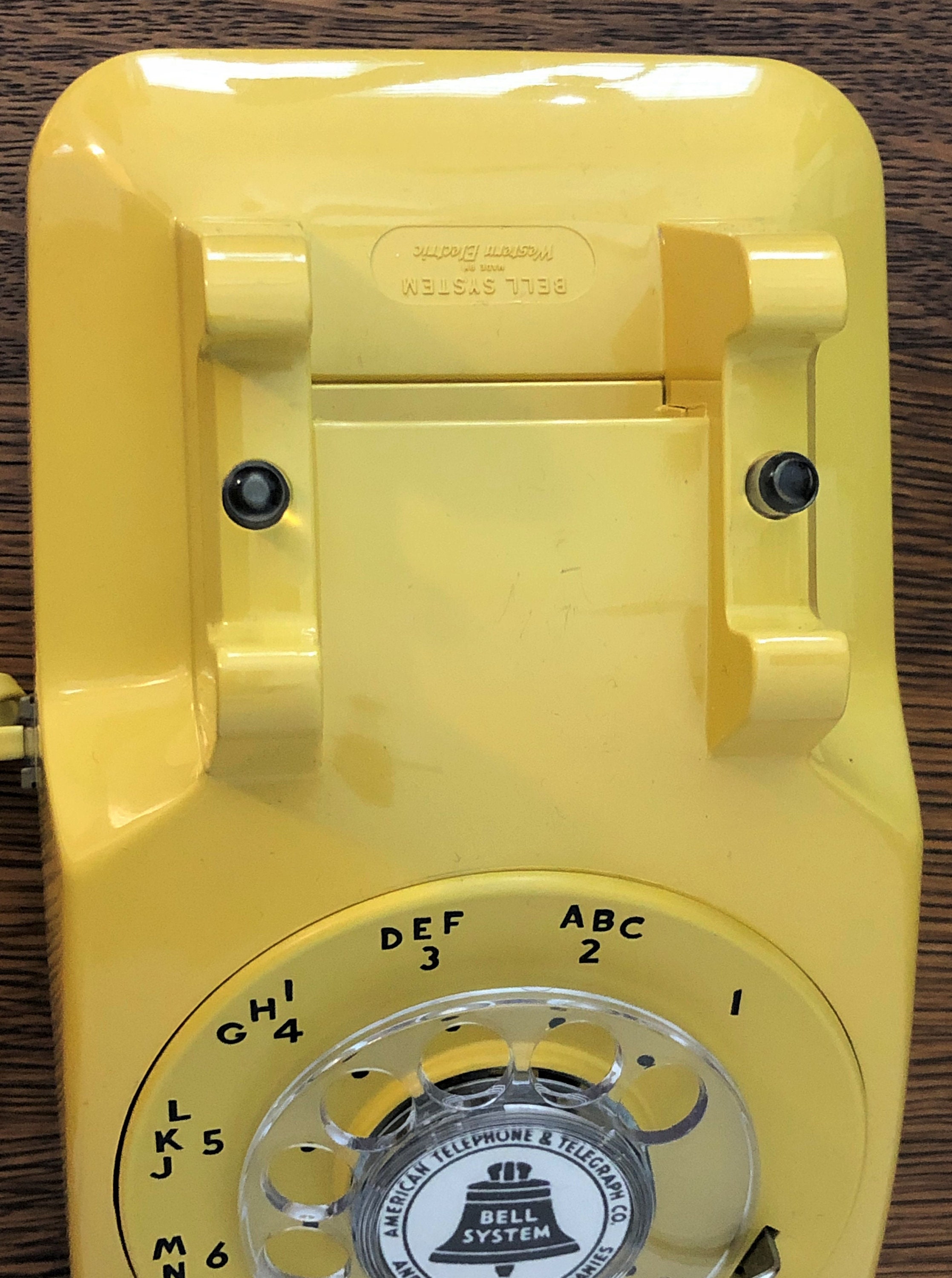 Working Restored Bell System Western Electric Model 500 Yellow Rotary ...