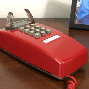 Restored Model 2554 Cherry Red Touchtone Wall Phone - Etsy
