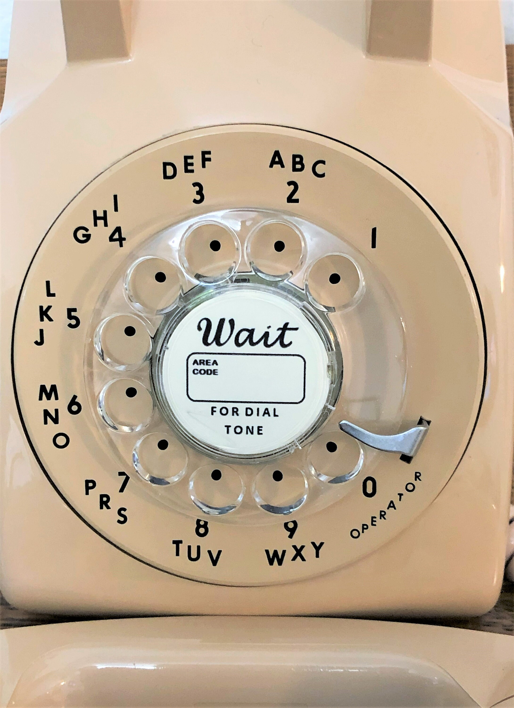 Restored Vintage ITT Model 500 Beige Rotary pulse Dial Desk Phone - Etsy