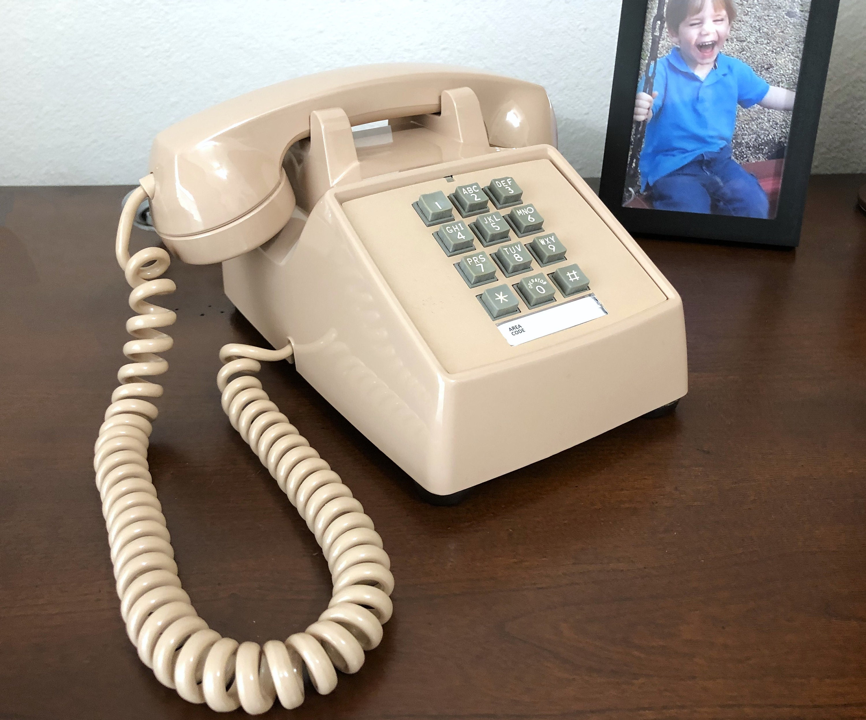 Working Restored Model 2500 Beige Touchtone Desk Phone - Etsy