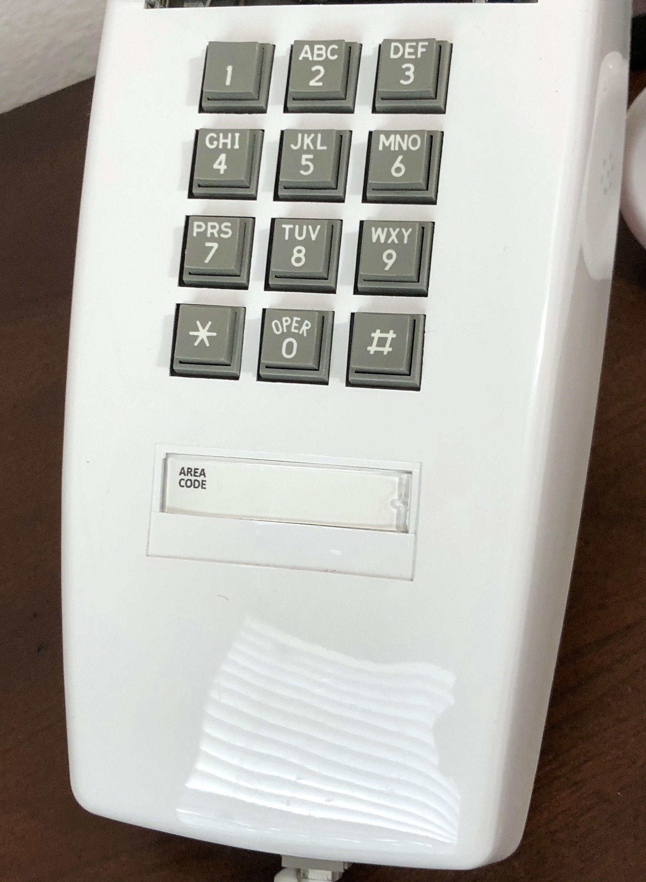 Working Restored Bell System Model 2554 Iceberg White Touchtone Wall ...