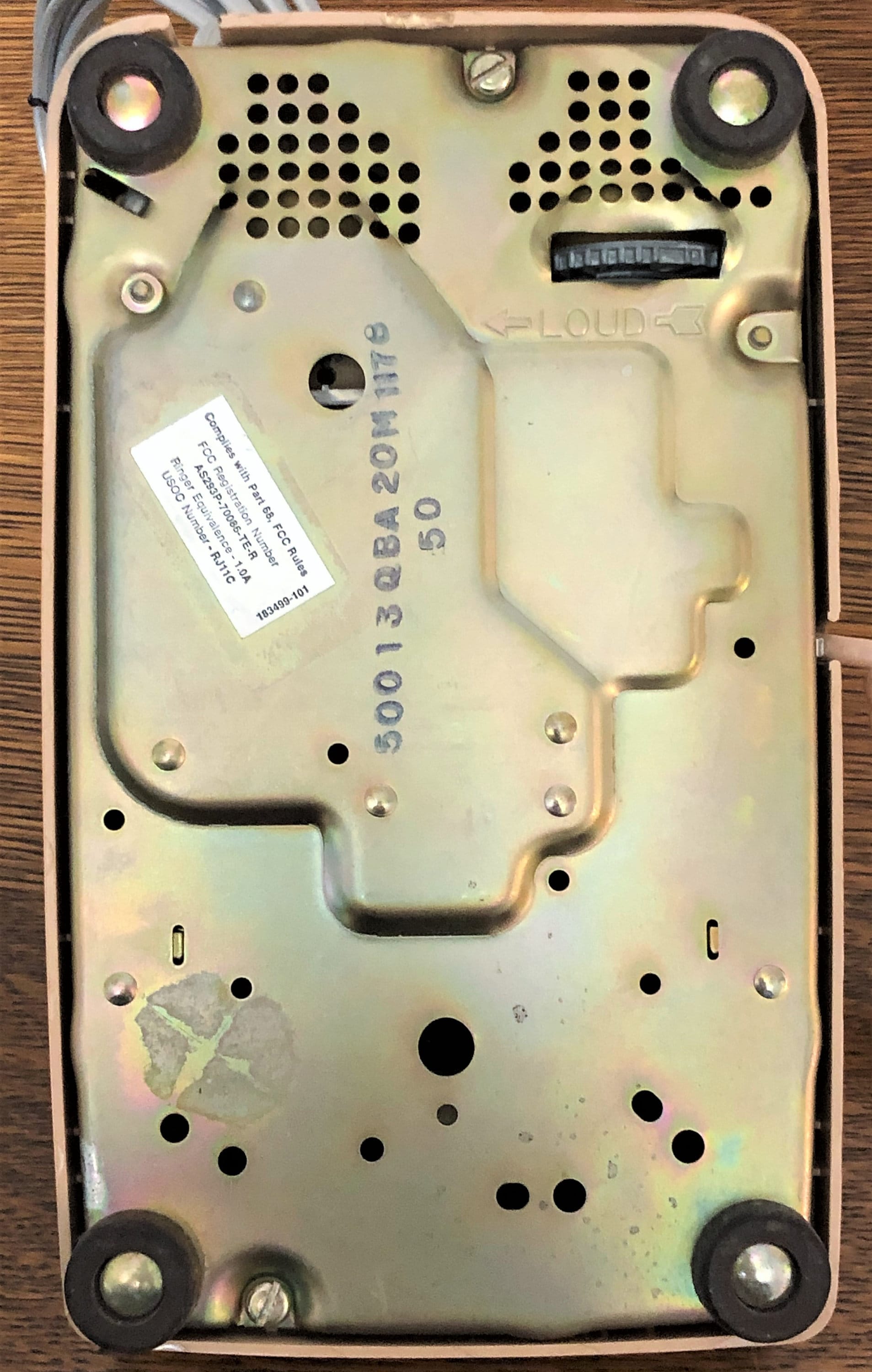 Restored Vintage ITT Model 500 Beige Rotary pulse Dial Desk Phone - Etsy