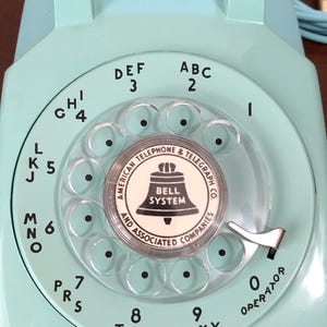 Working Restored Western Electric Turquois (originally Aqua-blue) Desk ...