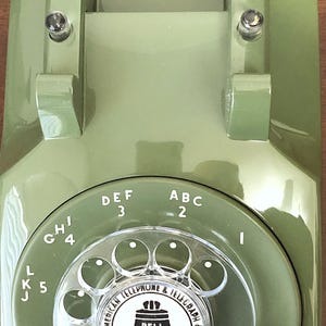 Restored Vintage Western Electric Model 500 Rotary (pulse) Dial Green ...