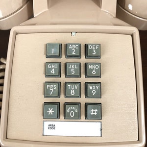 Working Restored Model 2500 Beige Touchtone Desk Phone - Etsy