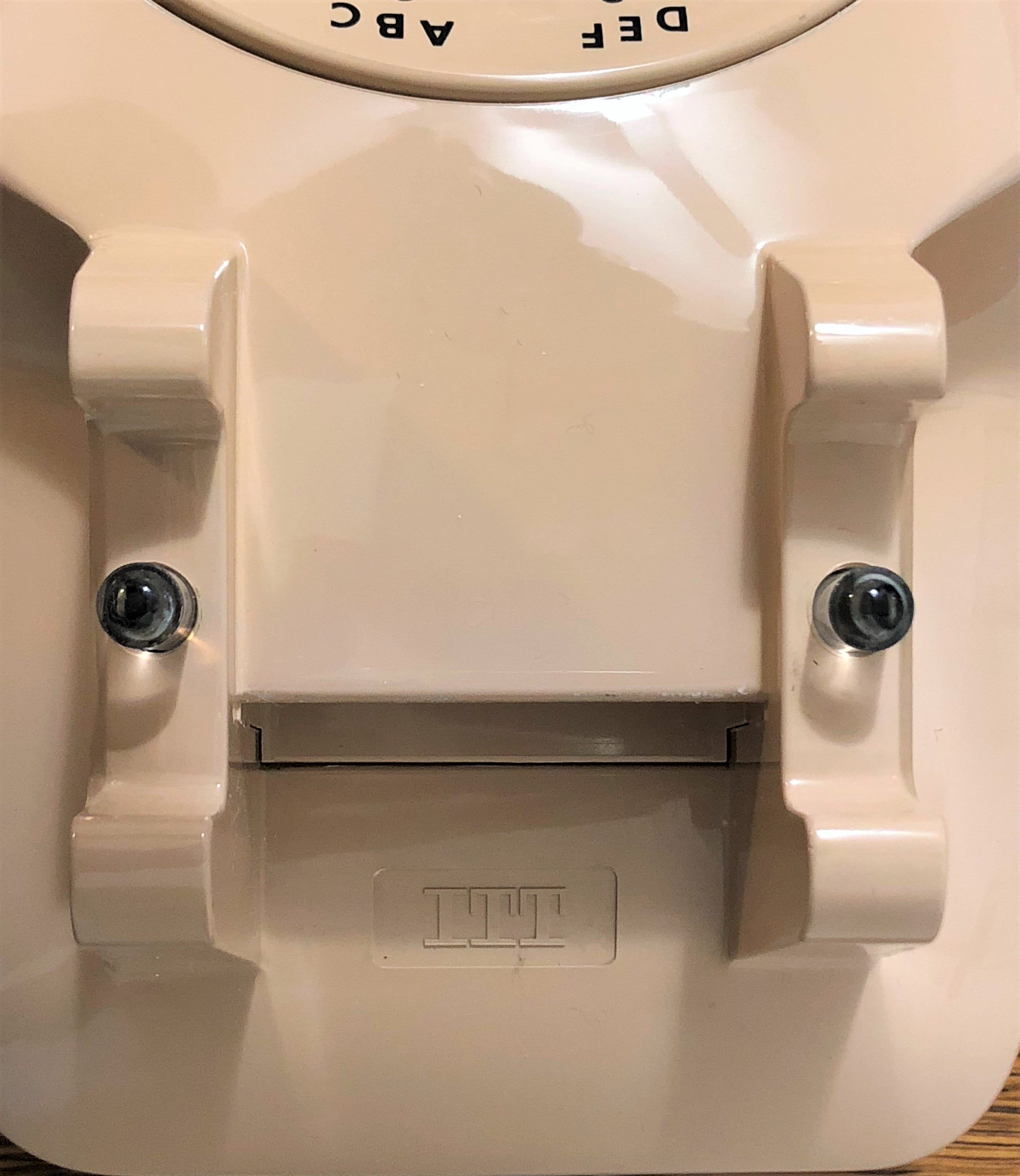 Restored Vintage ITT Model 500 Beige Rotary pulse Dial Desk Phone - Etsy