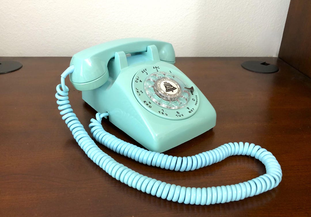 Working Restored Western Electric Turquois (originally Aqua-blue) Desk ...