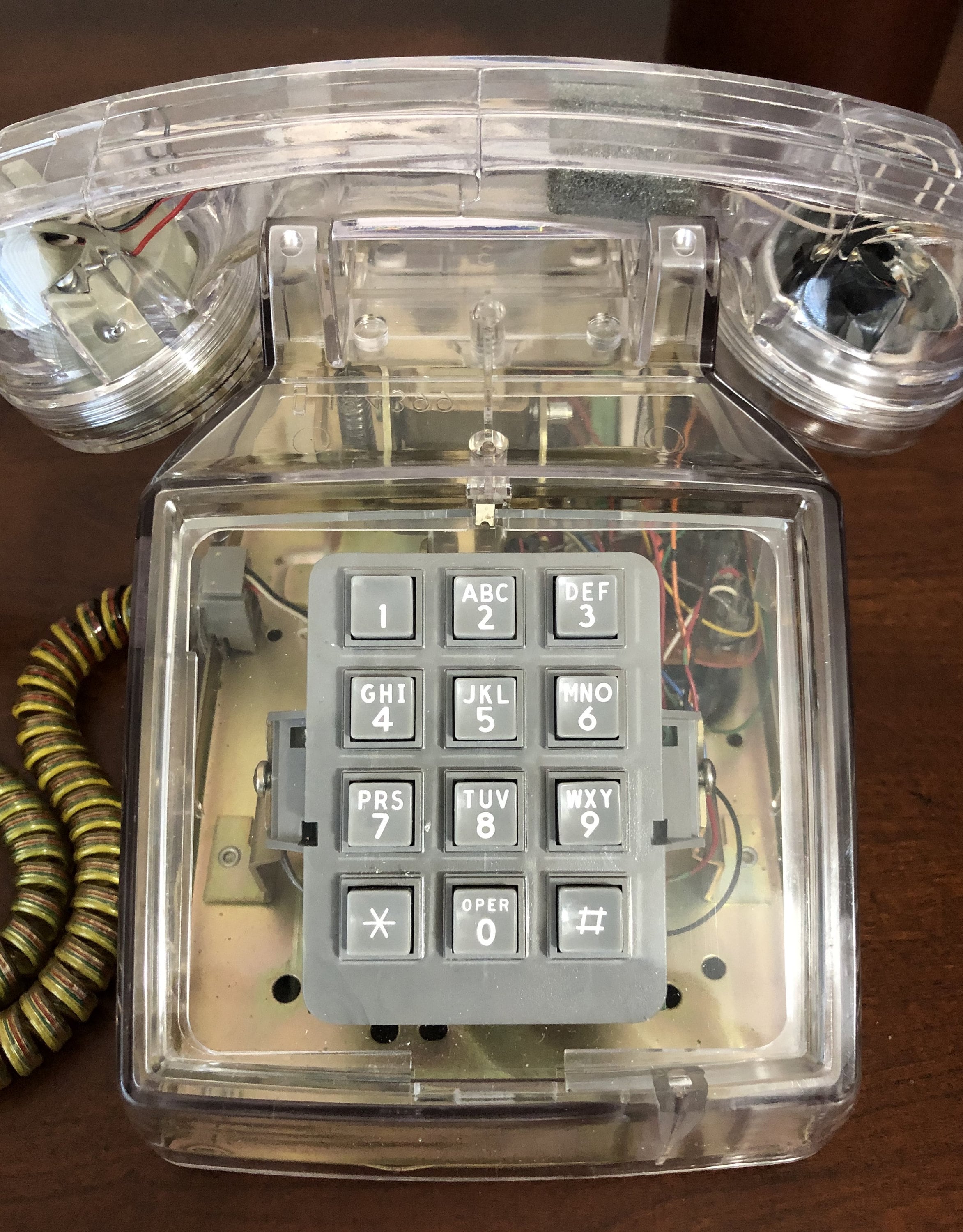 Great Working Restored Vintage Model 2500 Transparent Touchtone Desk ...