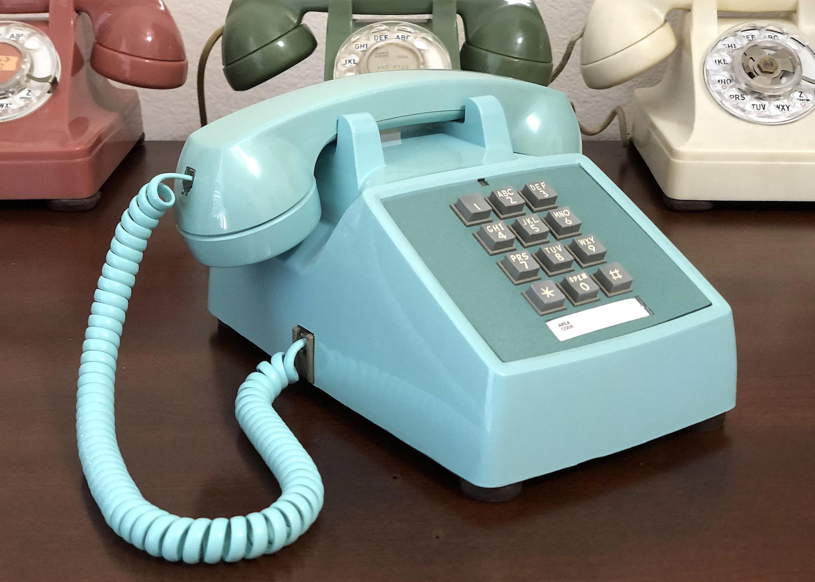 Restored Western Electric Model 2500 Turquoise Touchtone Desk Phone - Etsy
