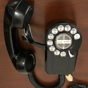 Antique Automatic Electric Space Saver Wall Phone W/ringer - Etsy