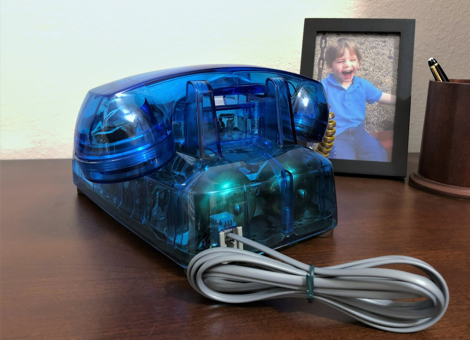 Working Restored Vintage Model 2500 Clear-blue Touchtone Desk Phone - Etsy
