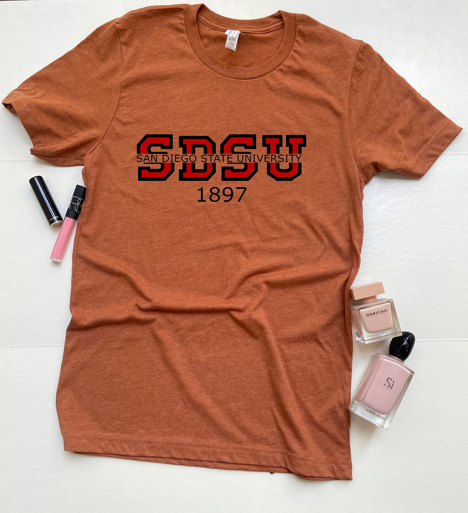 SDSU T-shirt: San Diego State University Vintage Crewneck T-shirt - Etsy