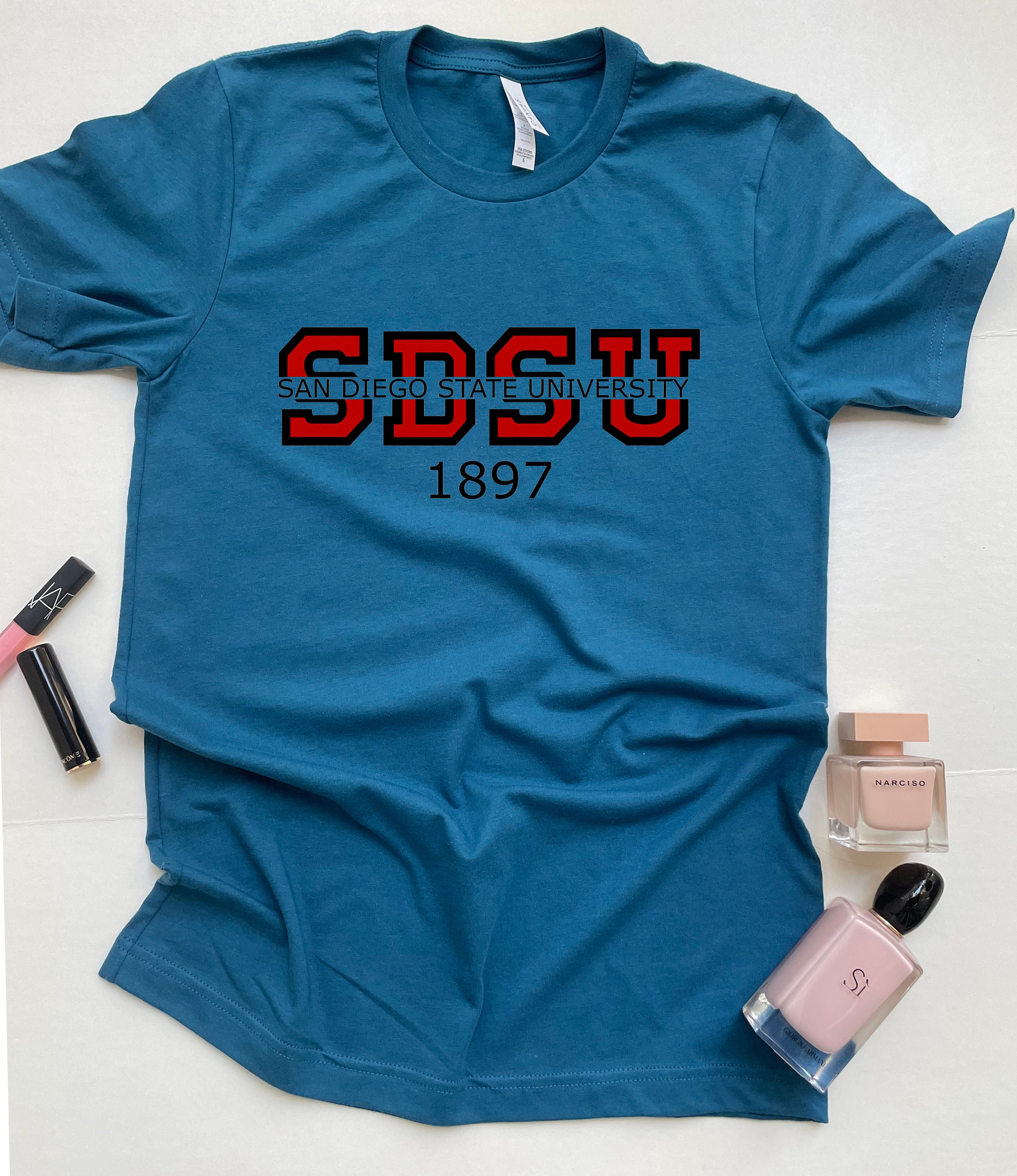 SDSU T-shirt: San Diego State University Vintage Crewneck T-shirt - Etsy
