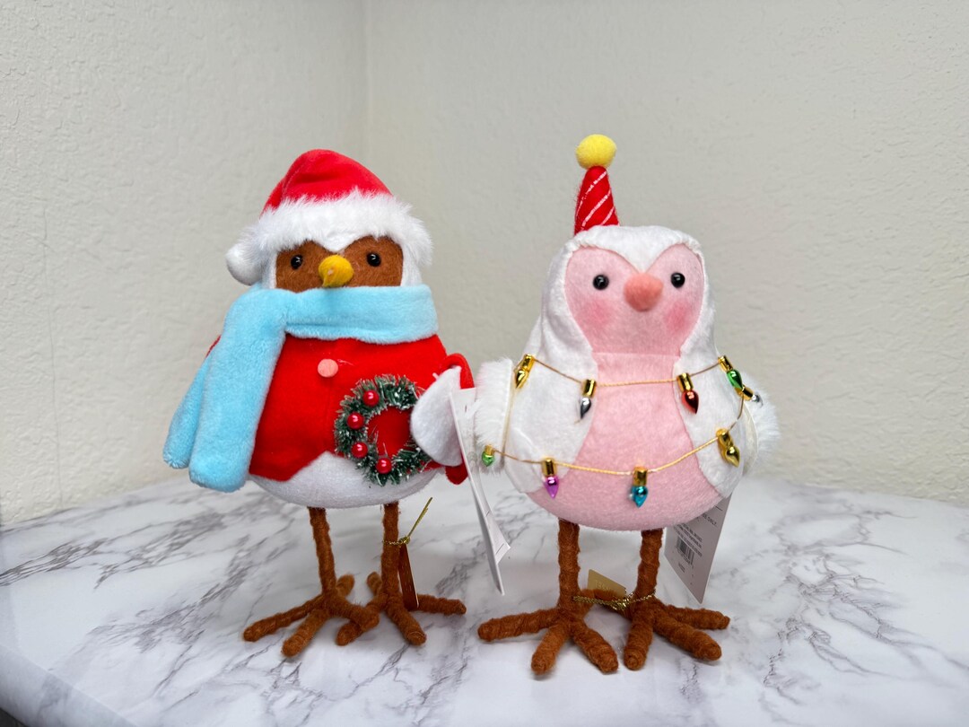 Christmas Wondershop Featherly Friends 'crinkle' and 'tinsel' Fabric ...