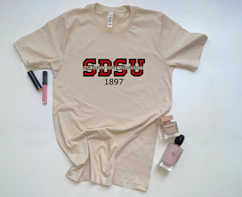 SDSU T-shirt: San Diego State University Vintage Crewneck T-shirt - Etsy