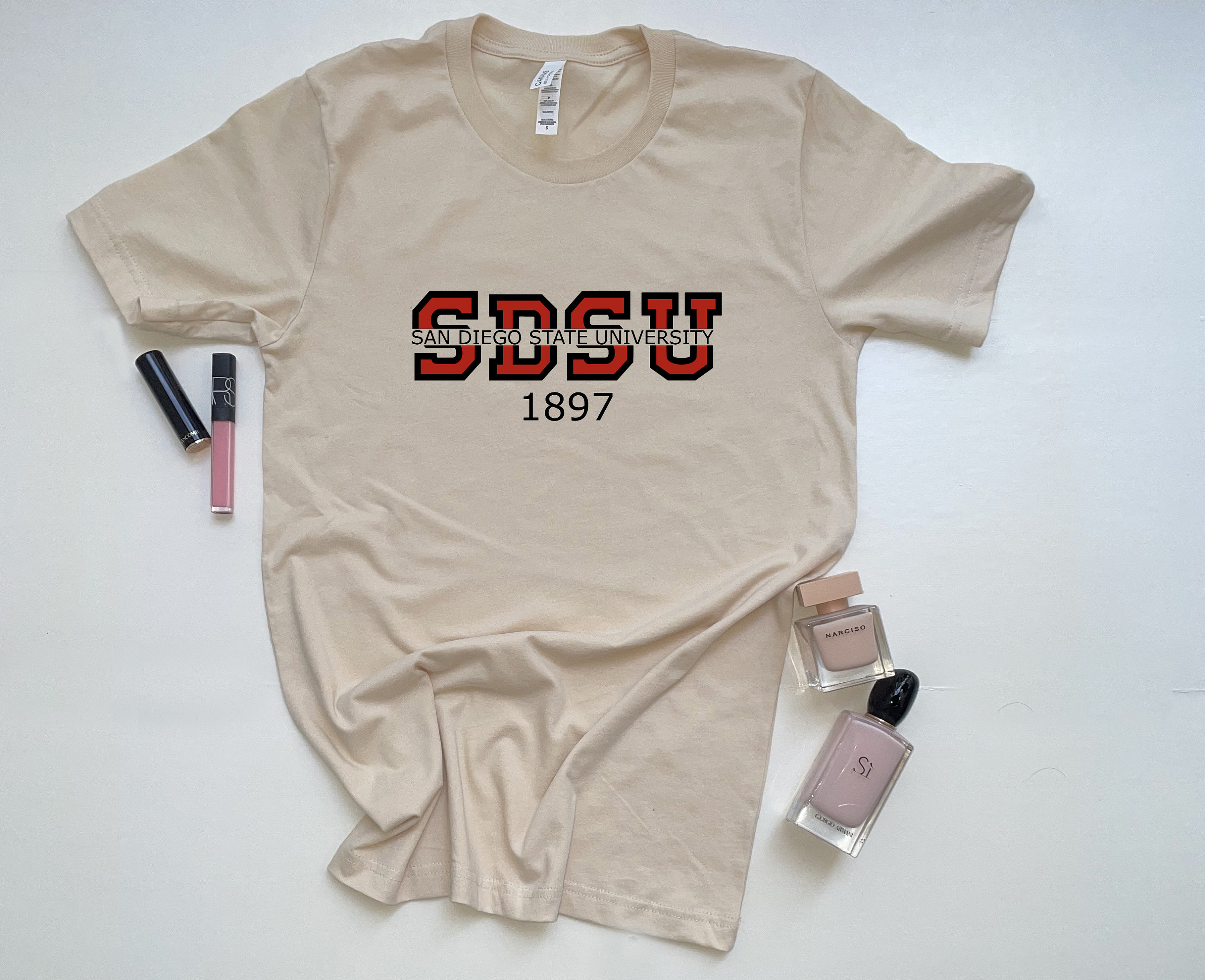 SDSU T-shirt: San Diego State University Vintage Crewneck T-shirt - Etsy