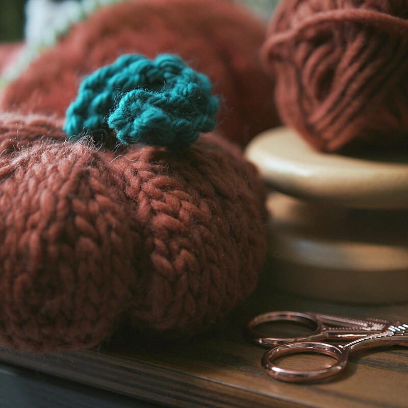 Chunky Yarn Pumpkin - Etsy