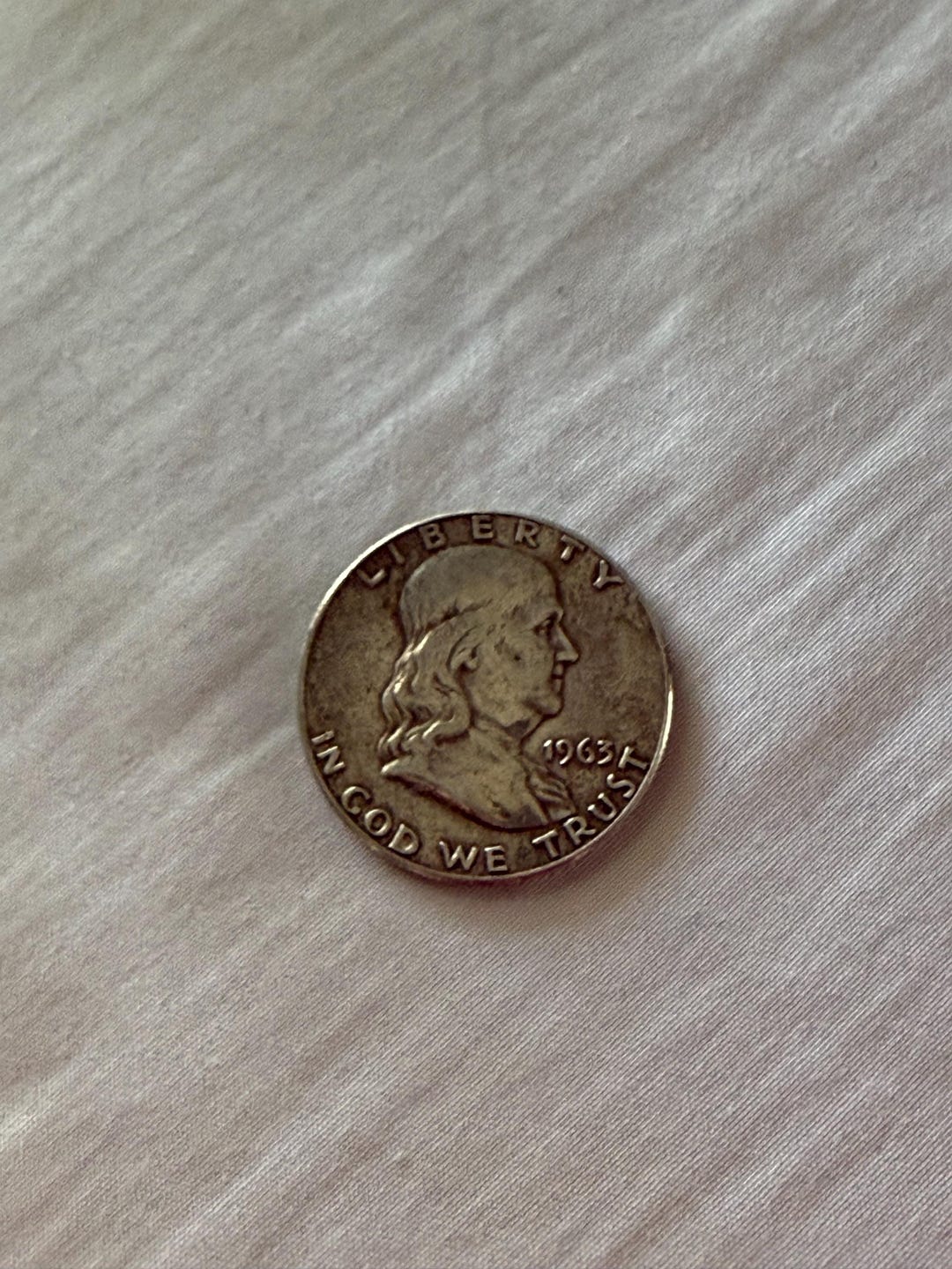 1963 Benjamin Franklin Liberty Bell Half Dollar - Etsy