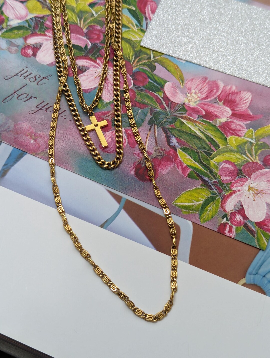 Catholic Christian Cross Mix Chains Strands New Era Look One of This ...