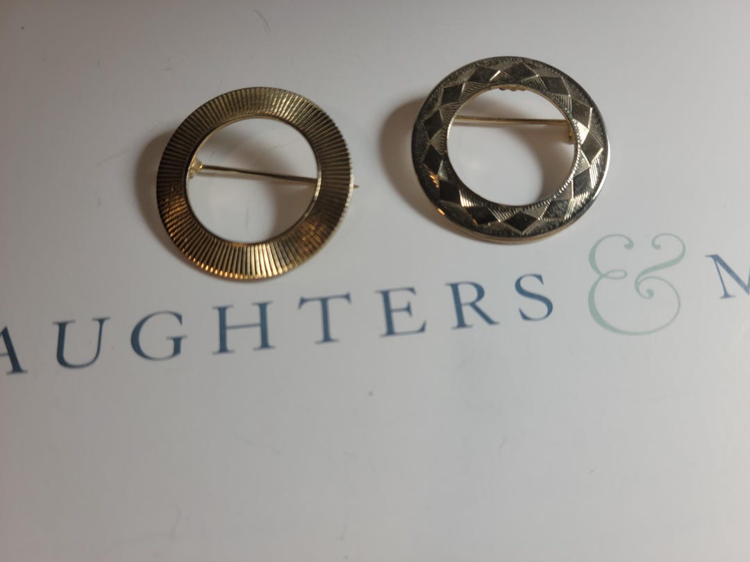 Mother and Daughters Brooch Vintage Circle of Life Pin - Etsy
