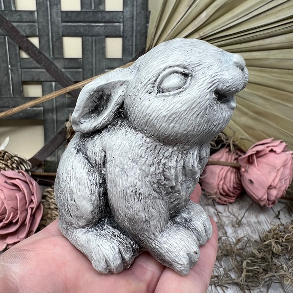 Rabbit Garden Statue - Etsy