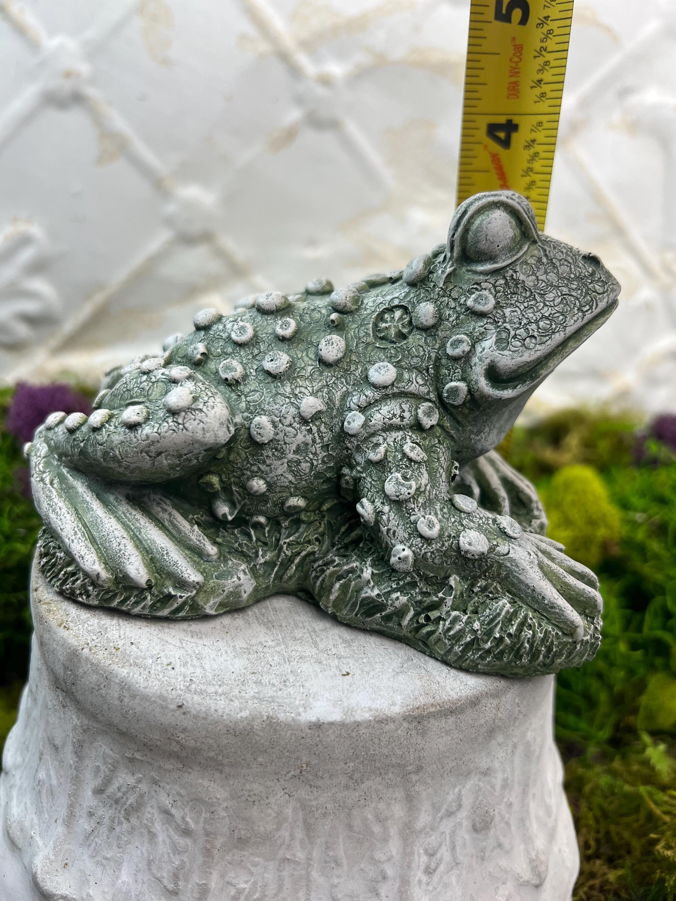Warty Frog, Toad, Little Frog Prince, Frog Statue, Concrete, Stone Frog ...