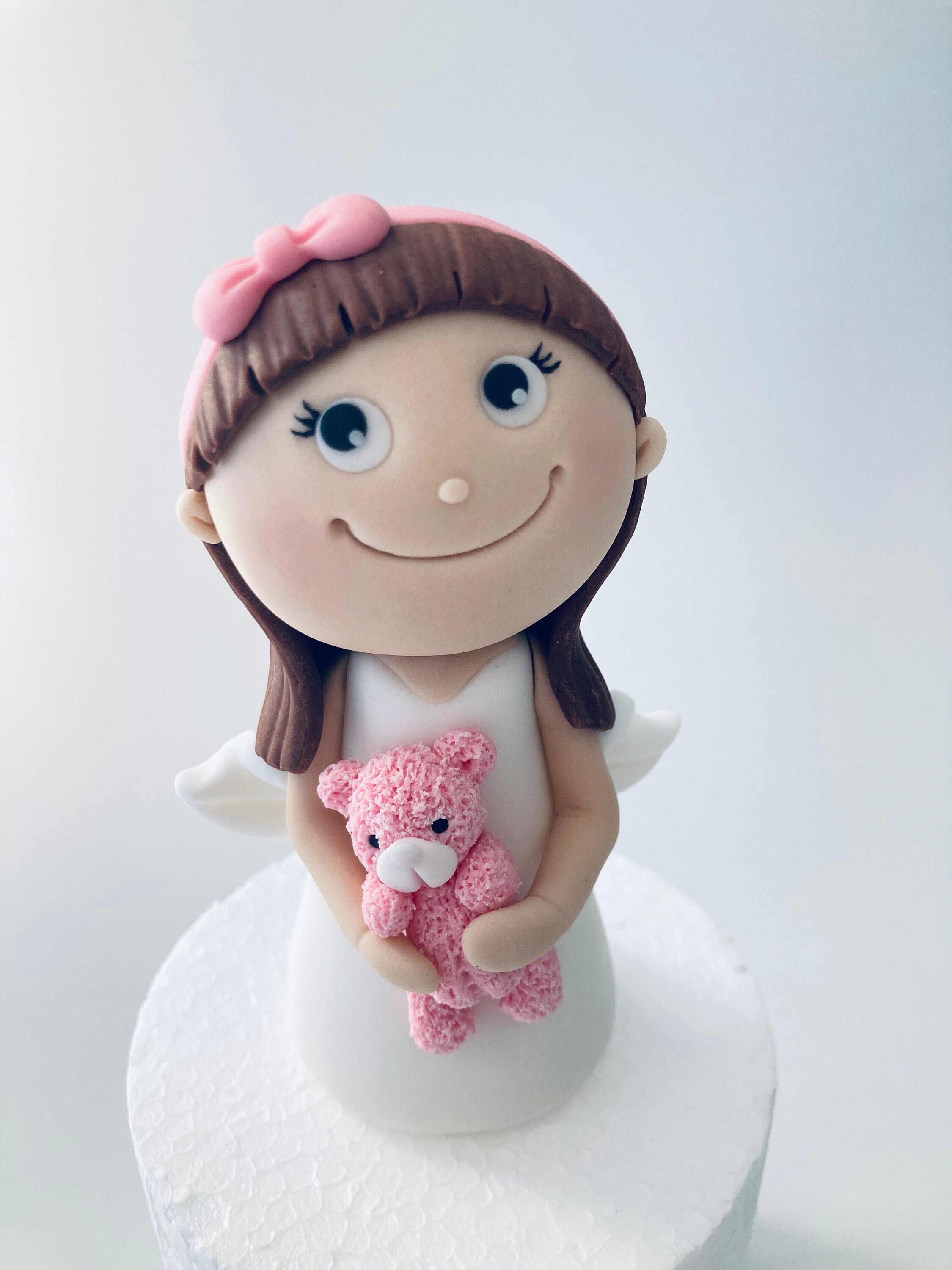 Angel Girl Fondant Saracino Sugarpaste Figure Cake Topper - Etsy