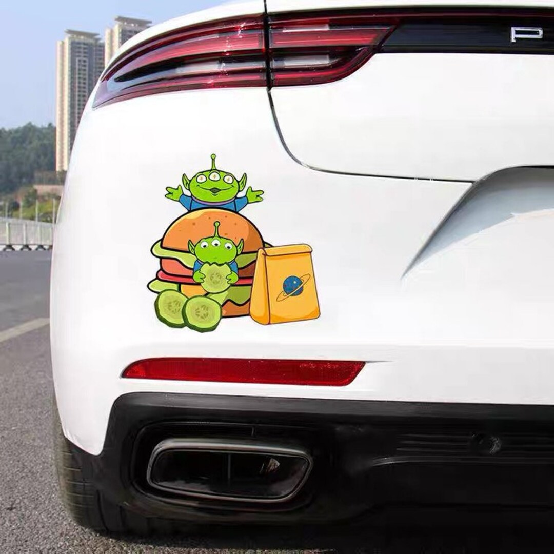 Toy Story Alien Car Stickers, Vinyl Decal, Window Decorations - Etsy