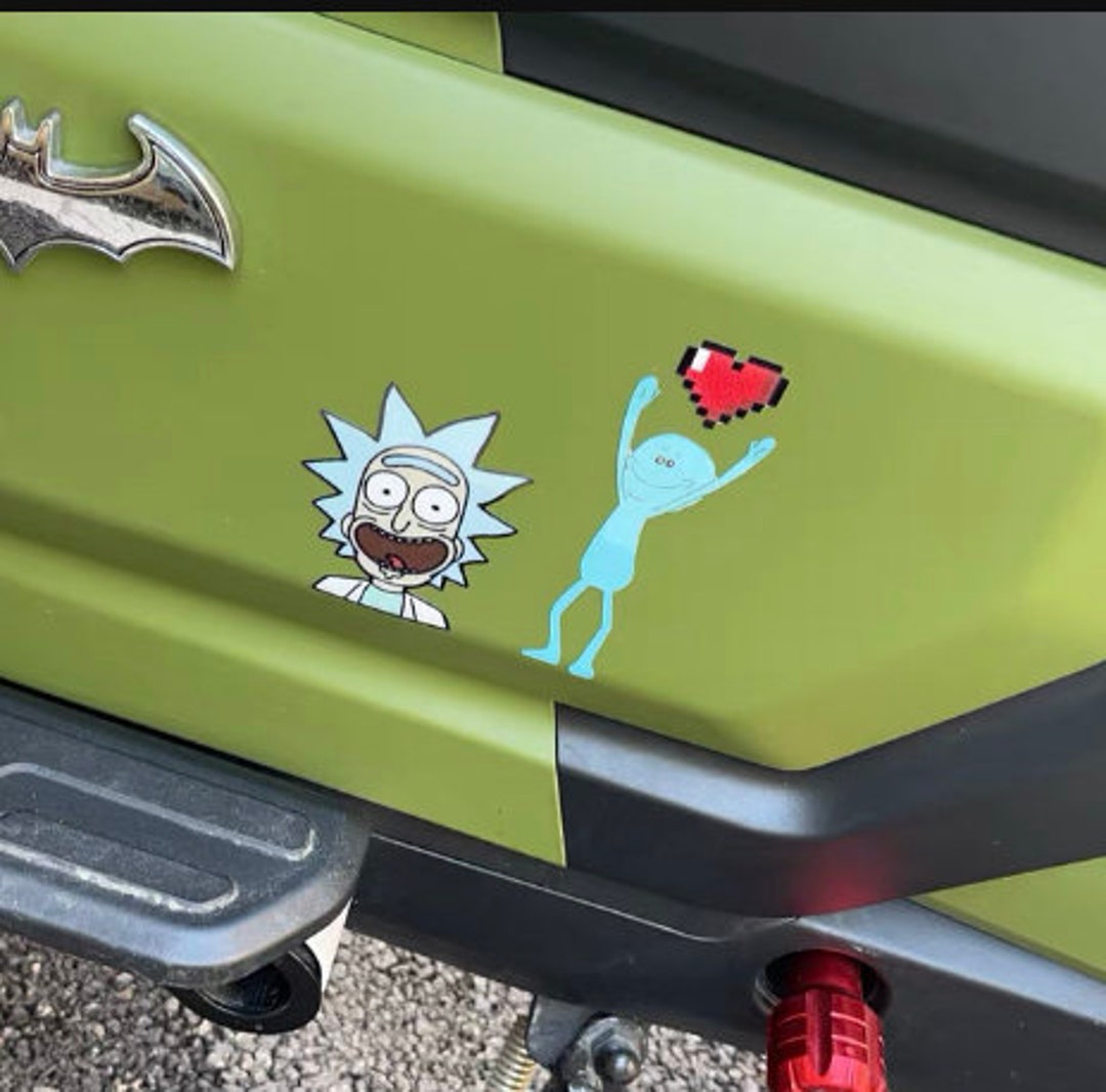 Rick and Morty Car Stickers, Vinyl Decal, Window Decorations - Etsy