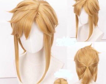 Legend of Zelda Breath of the Wild LINK Cosplay Wig - Etsy