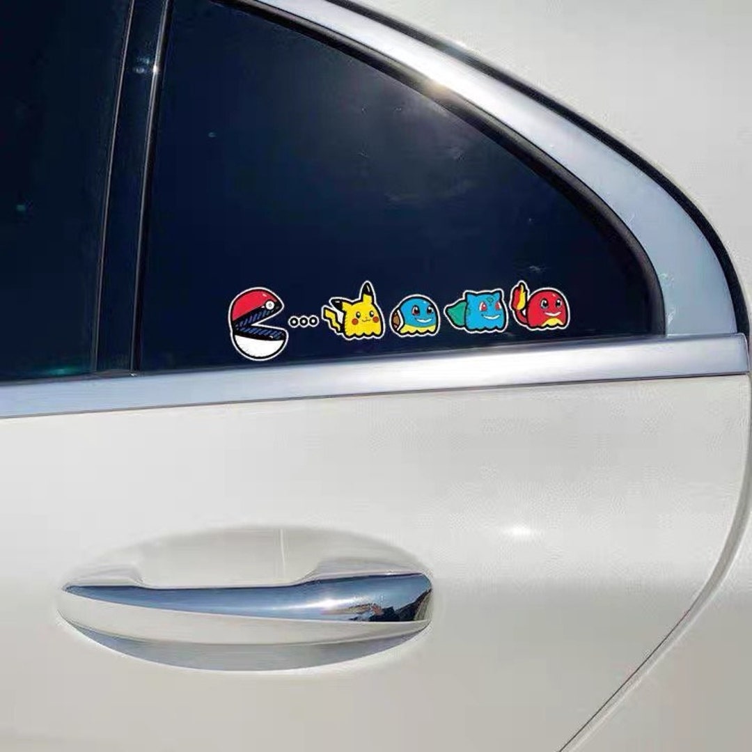 Pokemon Car Stickers, Vinyl Decal, Window Decorations - Etsy