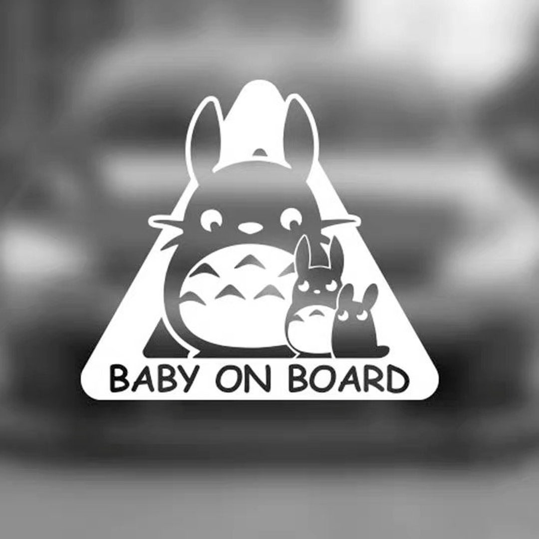 Totoro Car Stickers, Vinyl Decal, Window Decorations - Etsy