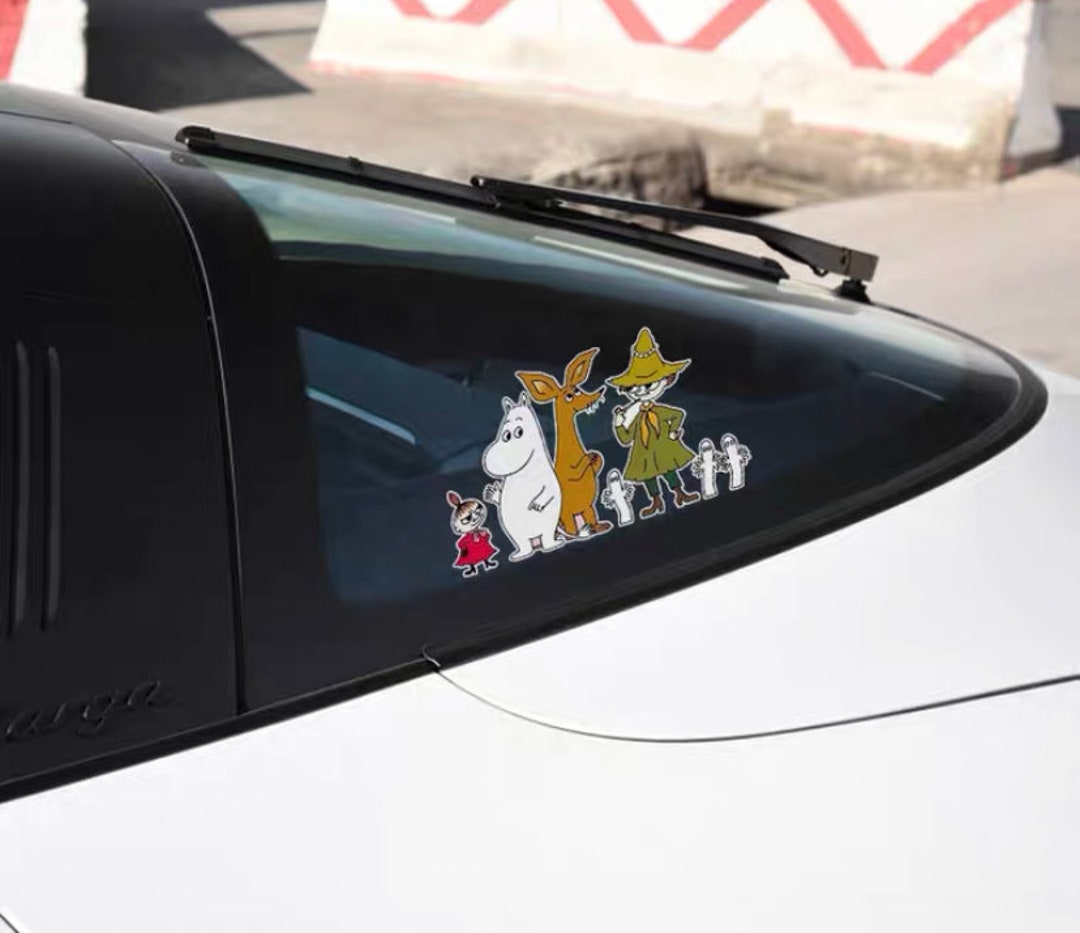 Moomin Car Stickers, Vinyl Decal, Window Decorations - Etsy