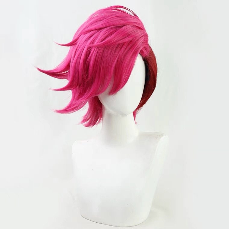 League of Legends Wig Vi Cosplay - Etsy Australia