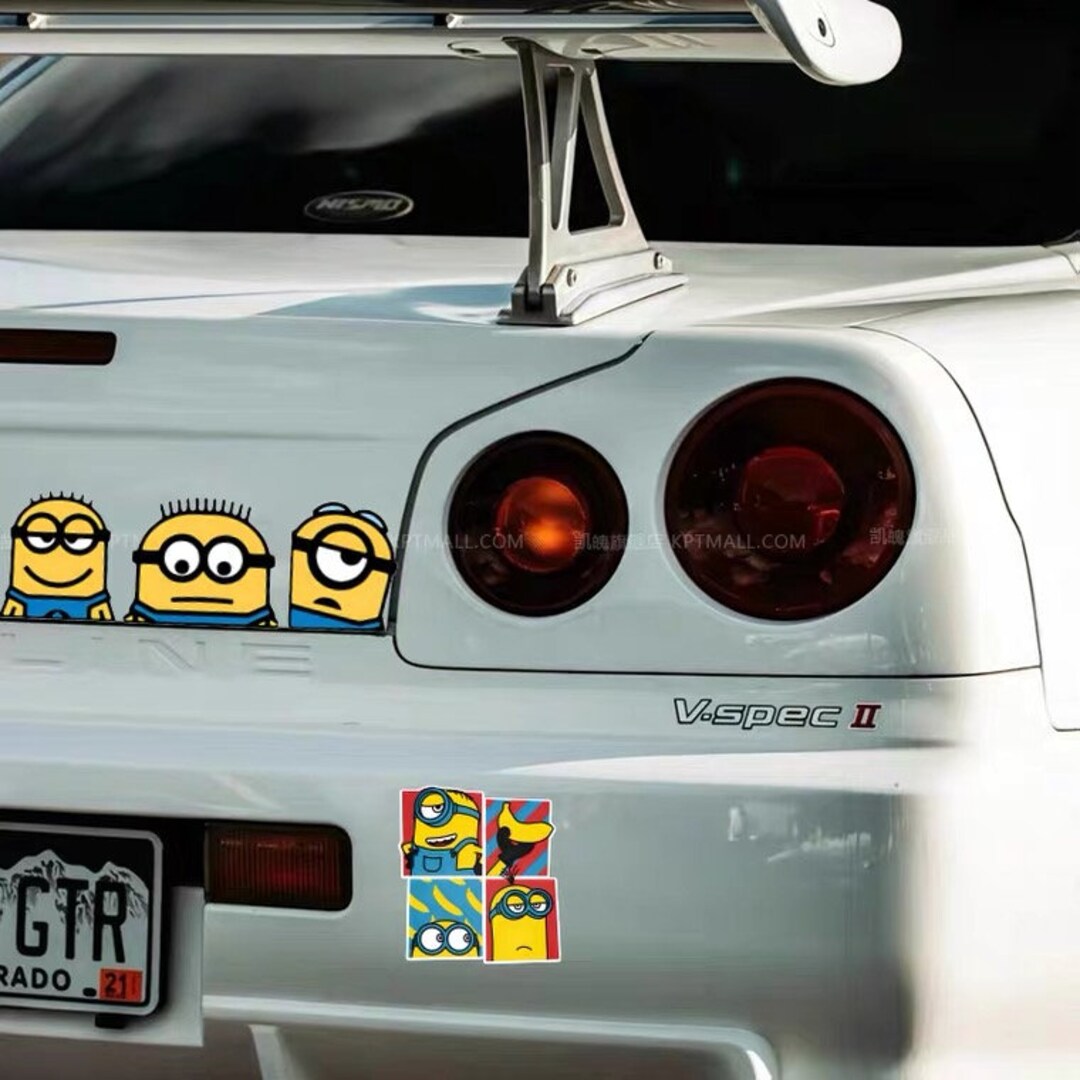 Minion Car Stickers, Vinyl Decal, Window Decorations - Etsy