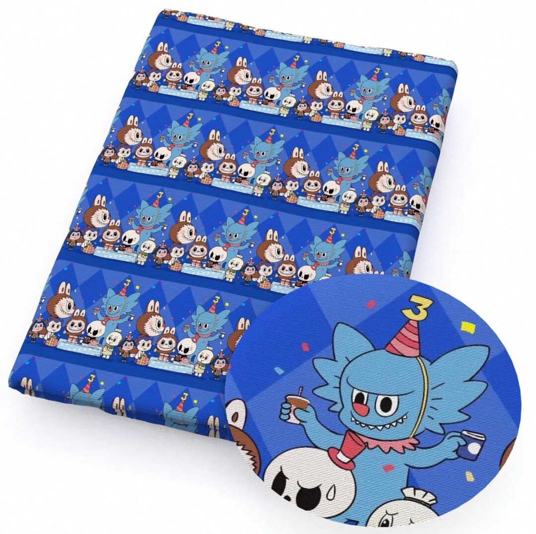 Labubu 100% Cotton Fabric by Half Meter - Etsy