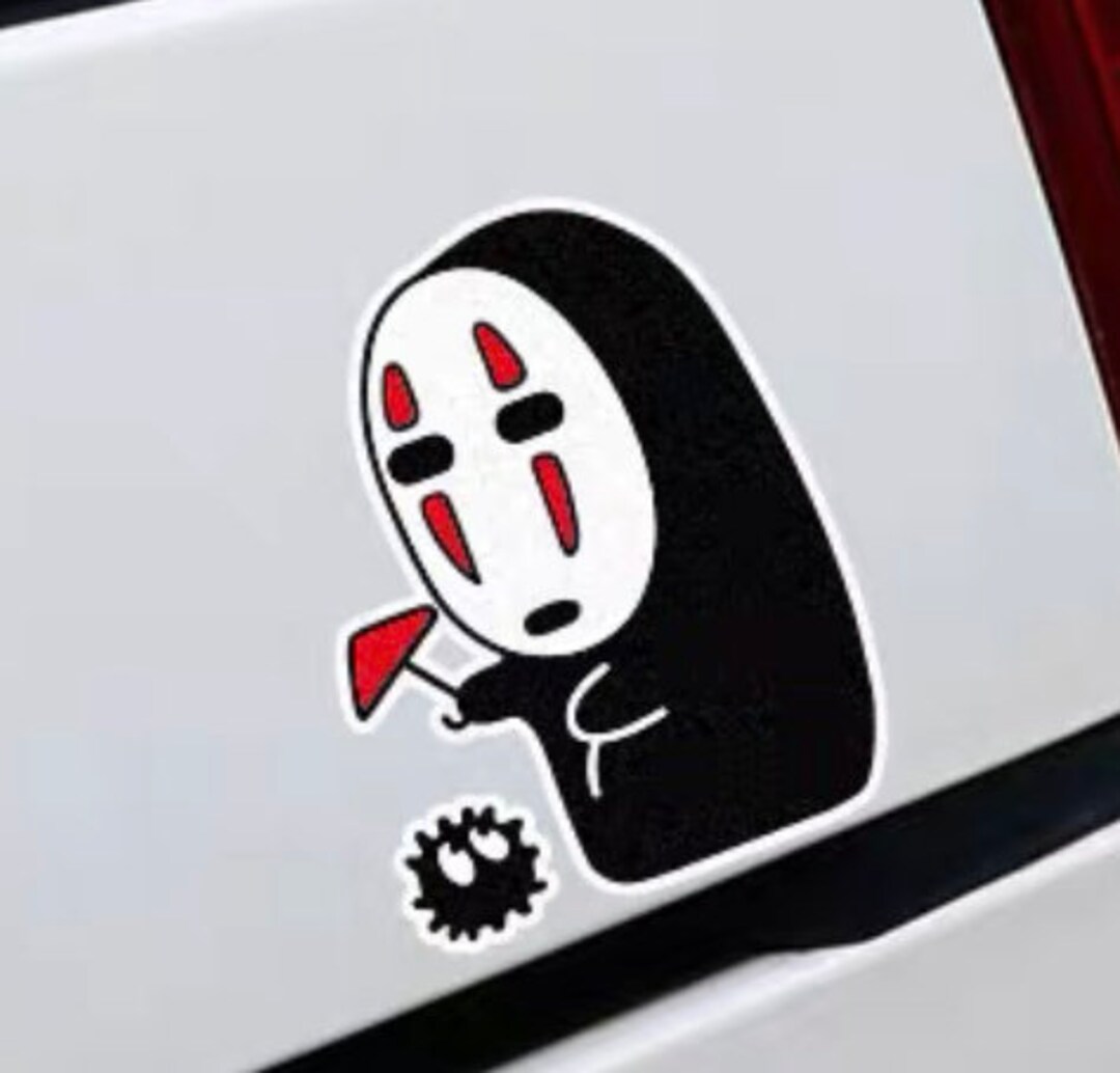 Kaonashi, Car Stickers, Vinyl Decal, Window Decorations - Etsy