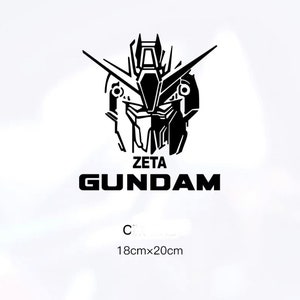 Gundam Car Stickers, Vinyl Decal, Window Decorations - Etsy