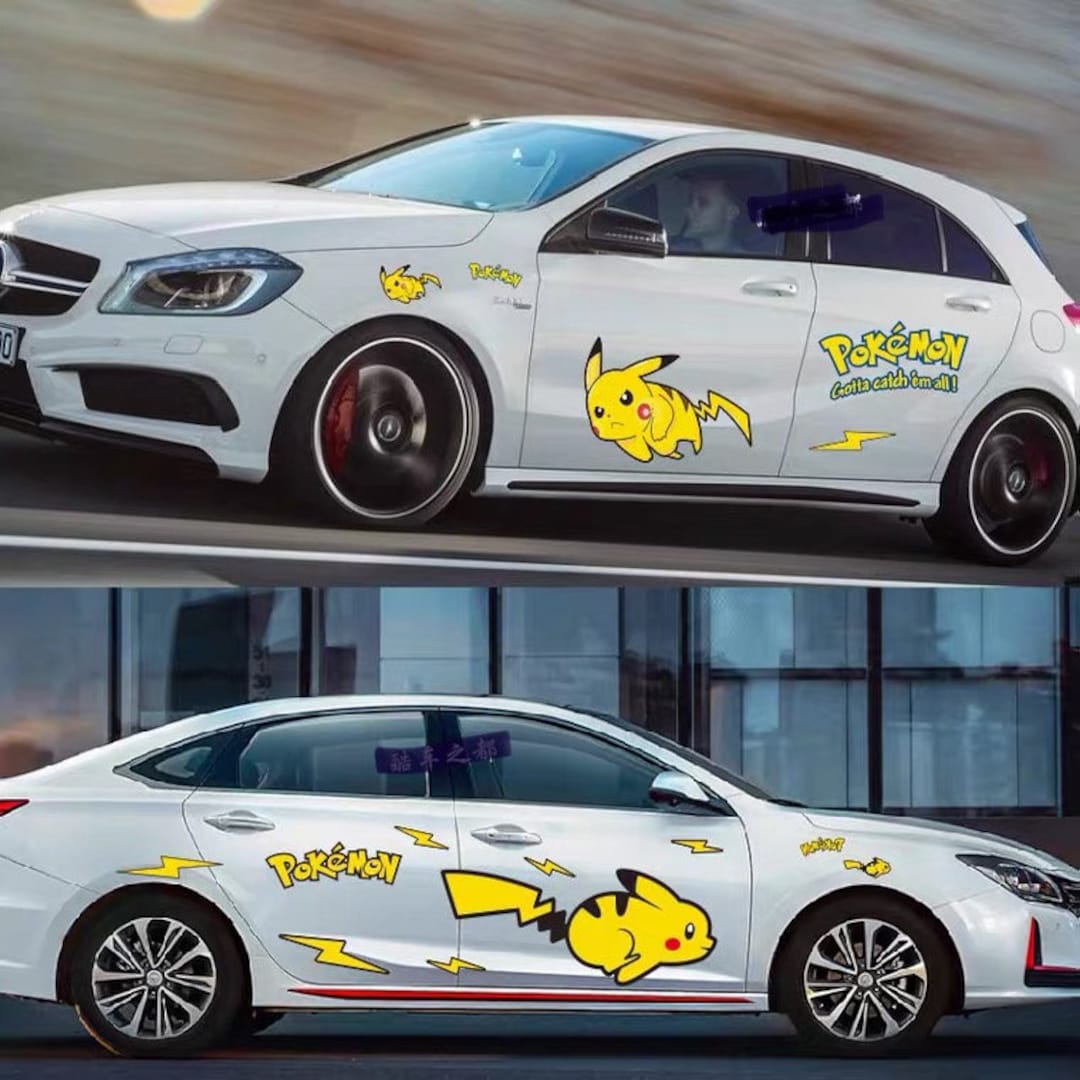 Pokemon Car Stickers, Vinyl Decal, Window Decorations - Etsy