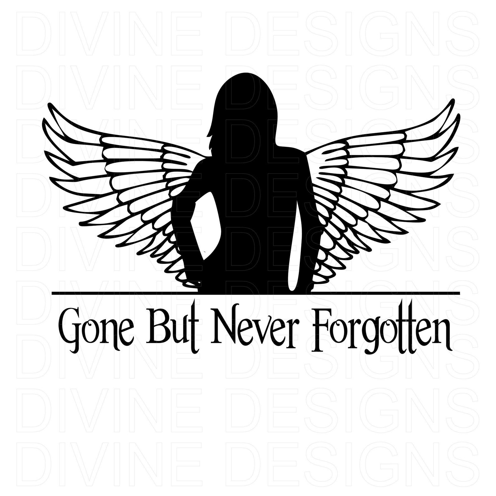 Gone but Never Forgotten SVG, PNG - Etsy