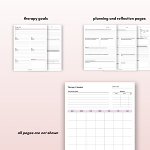 Therapy Notes, Therapy Session Log, Pre and Post Therapy Session Notes ...