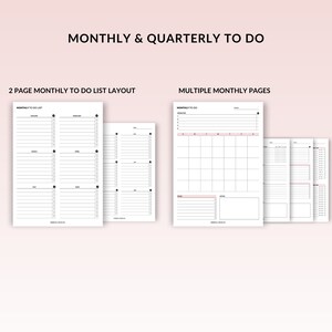 Printable to Do List, Task Tracker, Daily to Do, Work Planner, Grocery ...